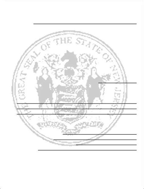 Printable New Jersey Executive Clemency Form Nj Forms