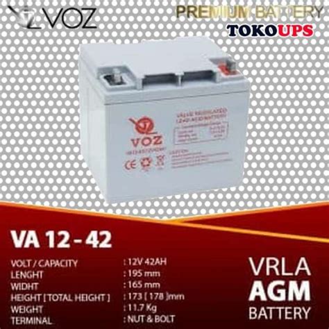 Promo Baterai Ups Battery Ups Vrla Voz V Ah Diskon Di Seller Ulita Store Kalibata