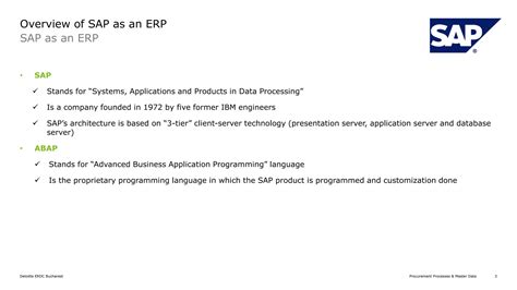 Introduction To Sap Mm Procurement Overview And Basics Presentation Pptx