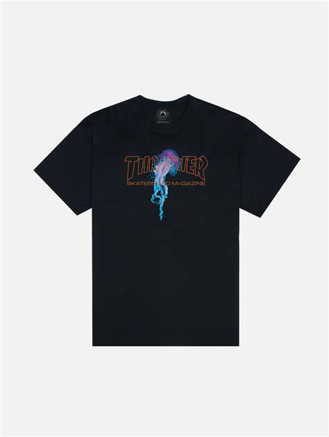 Thrasher Футболка Atlantic Drift Чёрная