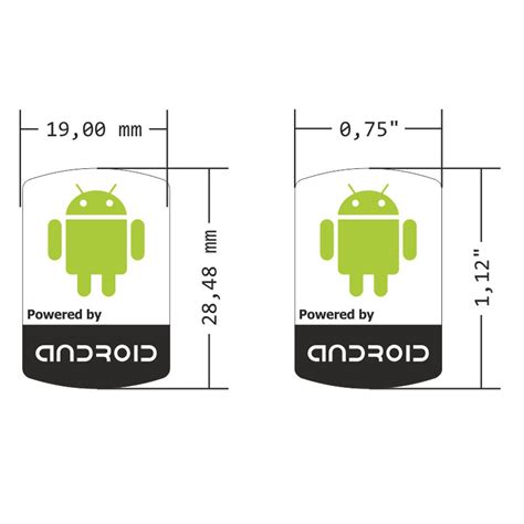 Android Label Aufkleber Sticker Badge Logo 19cm X Etsy