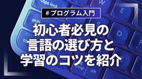 【プログラミング入門】初心者必見の言語の選び方と学習のコツを紹介 デイトラ情報局