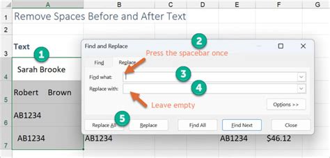 How To Remove Space Before And After Text In Excel Excel At Work