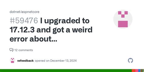 I Upgraded To 17123 And Got A Weird Error About