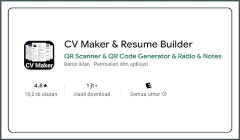 10 Aplikasi Membuat Cv Gratis Dan Menarik Di Hp Android