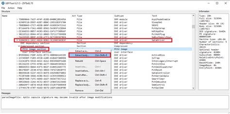 Guide How To Extract Insert Replace EFI BIOS Modules By Using The UEFITool BIOS Modding