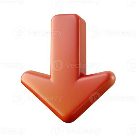 Splendid Victorian Arrow Pointing Downwards Crisp Edges Minimal Design With Scalable Design