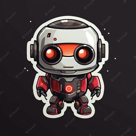 Premium Vector Mech Robot Flat Icon
