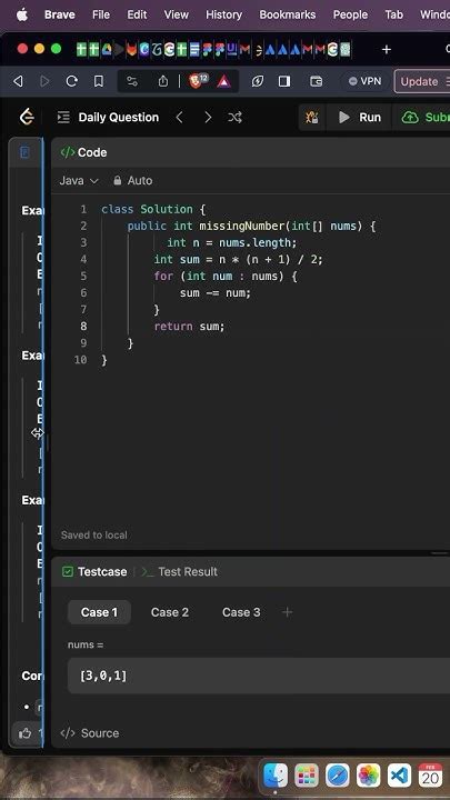 Missing Number Leetcode Problemprogramming Leetcodechallenge Leetcode Javascript