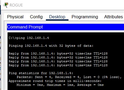 Packet Tracer Lab Port Security