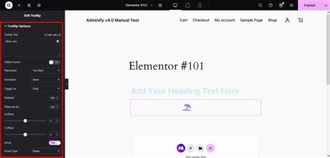 How To Add Elementor Tooltip On Hover Or Click Using Master Addons
