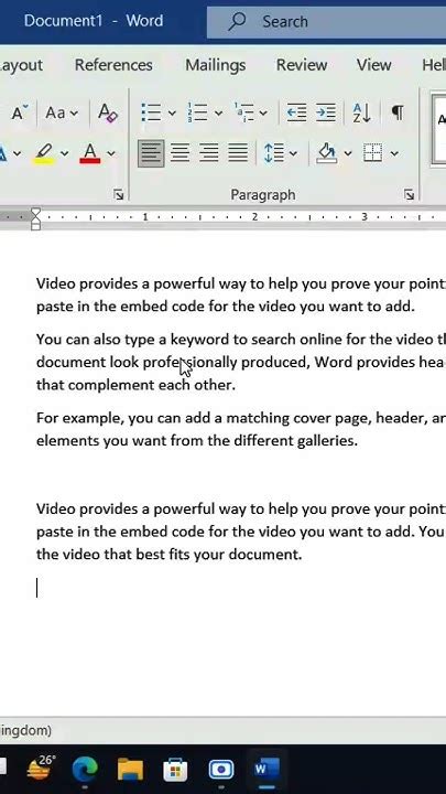 How To Generate To Generate Random Text In Ms Word Short Tutorial
