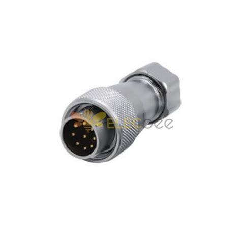 Ws16 9pin Male Connector 16mm Aviation Circular Connector 5a 400v Plug Tp 9pin
