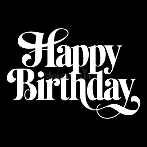 Happy Birthday Fancy Font Happy Birthday Cake Topper Fancy Grafik Von