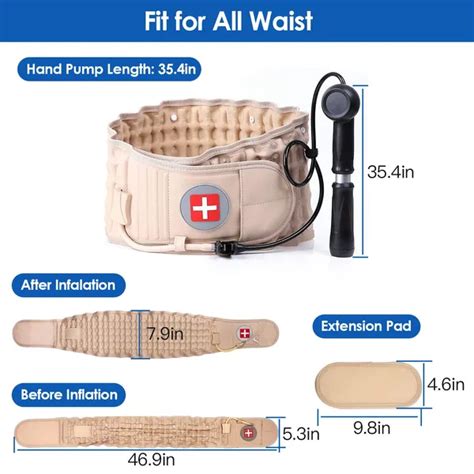 Dropship Decompression Back Belt Lumbar Spine Support Lower Back Air