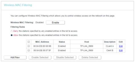 How To Configure Wireless Mac Filtering On Tl Wr902ac Standard Wireless Routeraccess Point