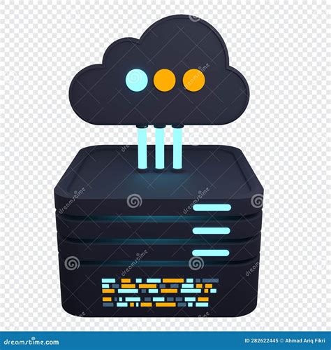 Cloud Computing Technology Cloud Data Center With Hosting Server