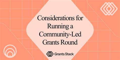 considerations for running a community led grants round gitcoin blog