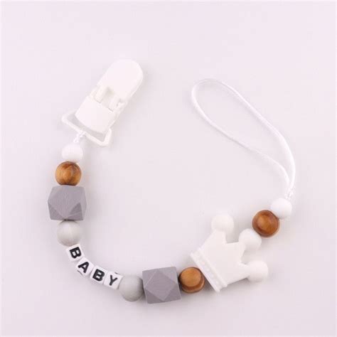 Игрушка держатель для соски пустышки малышам серый держатель для соски купить с доставкой по