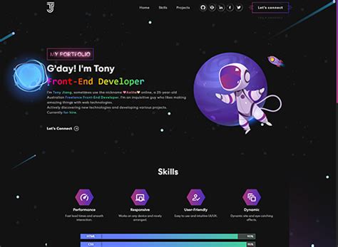 tony jiang frontend leaning full stack engineer
