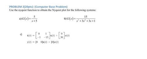 Solved Problem 220pts Computer Base Problem Use The