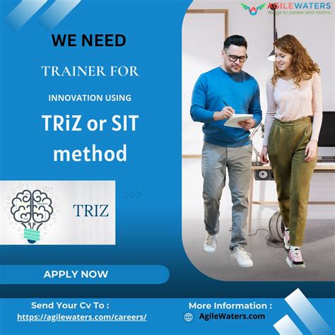 Agilewaters Consulting On Linkedin Trainer Agile Innovation Triz