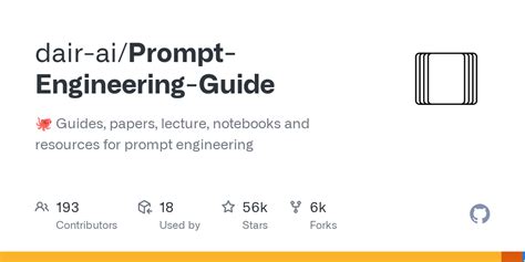 GitHub Dair Ai Prompt Engineering Guide Guides Papers Lecture Notebooks And Resources