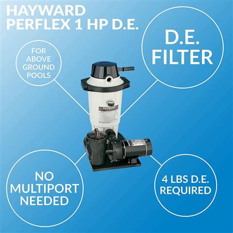 Hayward W3ec40c92s Perflex 1 Hp Diatomaceous Earth Filter