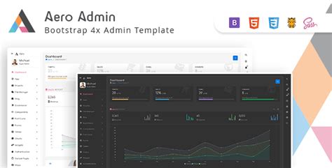 Aero Bootstrap 4x Admin Template Thememag