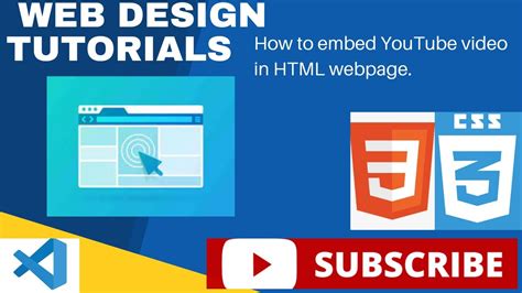 How To Embed YouTube Video In HTML Webpage Html Css Javascript Webdesign Youtube YouTube