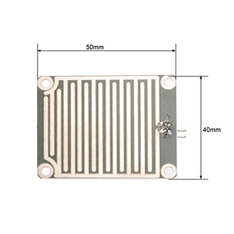 Uxcell Raindrops Module Raindrop Detection Sensor Humidity Rain Weather