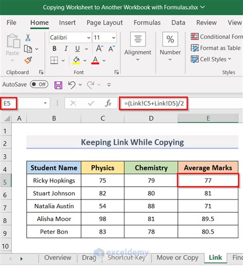 How To Copy A Sheet To Another Workbook With Excel Formulas Methods
