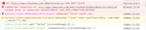 Why Browser Always Websocket Connection Fail When Connect To My