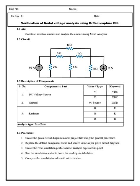 2 Experiment 2 Verification Of Nodal Voltage Analysis 03 03 2022 Pdf