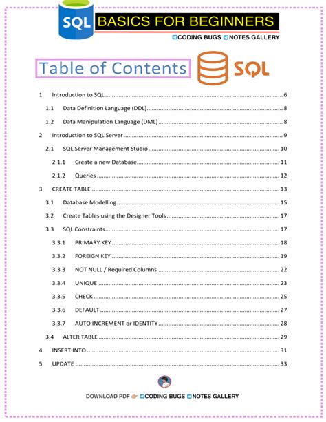 SQL Notes 1701848178