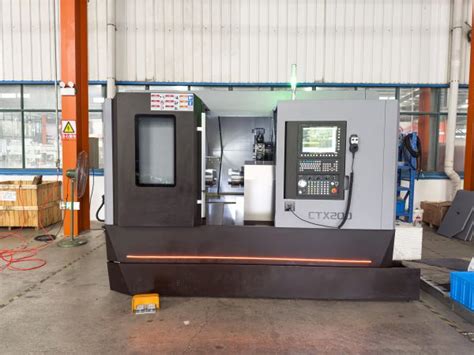 Inclined Cnc Lathe Ctx200 Turning Milling Compound Lathe