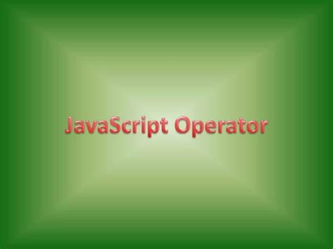 Basics Of Javascript Ppt