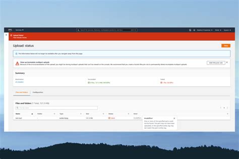 3 Ways To Fix A Network Error While Uploading File To Amazon S3