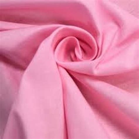 Pink Cover Fabric Plain Material Shine Normal Plain Pure Cotton Linen