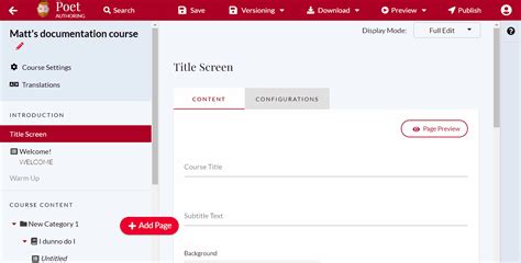 Versioning Learning Pool Help Centre