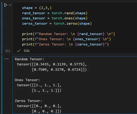 introduction to pytorch—learning tensors