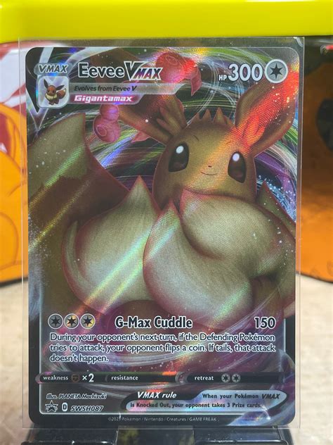 2021 Eevee Vmax Swsh87 Promo Paxiclub