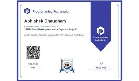 Abhishek Chaudhary On Linkedin Im Excited To Announce That I Have