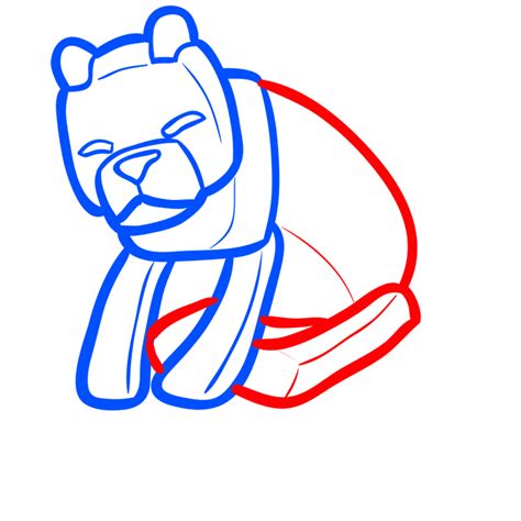 How To Draw A Chibi Ocelot From Minecraft Easy Drawing Tutorials