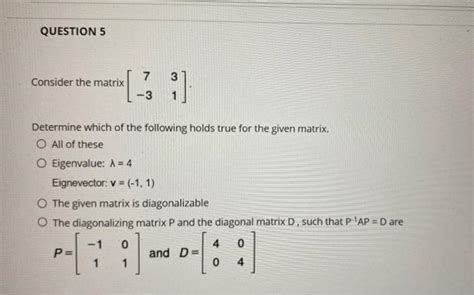 solved question 3 determine whether or not the given vectors