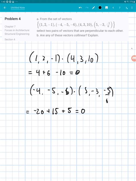 solved a from the set of vectors { 1 2 1 4 5 6 4 3 10 5 3