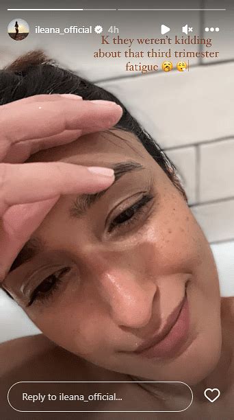 Pregnant Ileana D Cruz Drops Fatigued Photo From Third Trimester