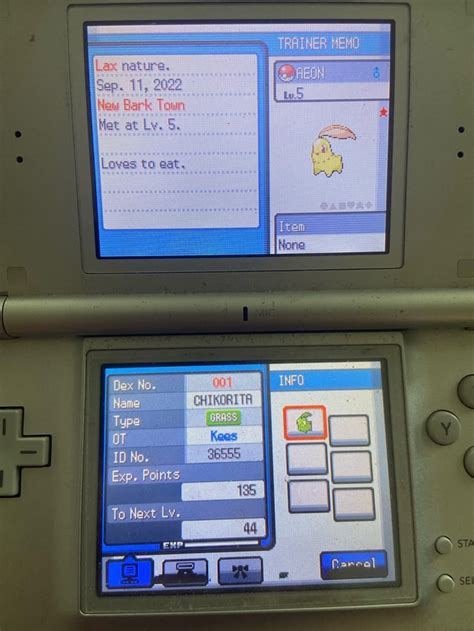 [gen4] After About A Week Of Sring On Soulsilver I Got My First Shiny Starter R Shinypokemon