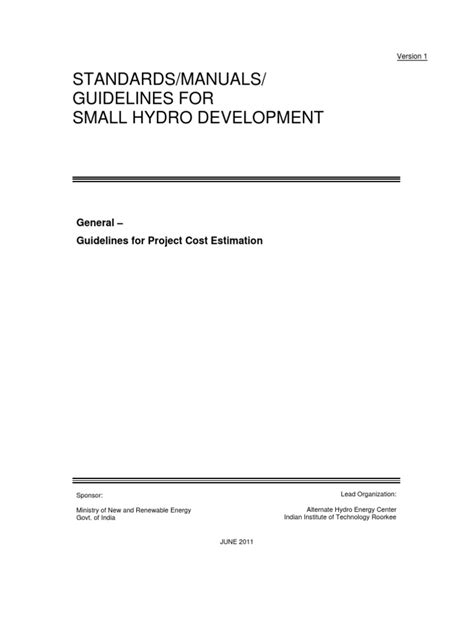 1 6 Gl For Project Cost Estimation Pdf