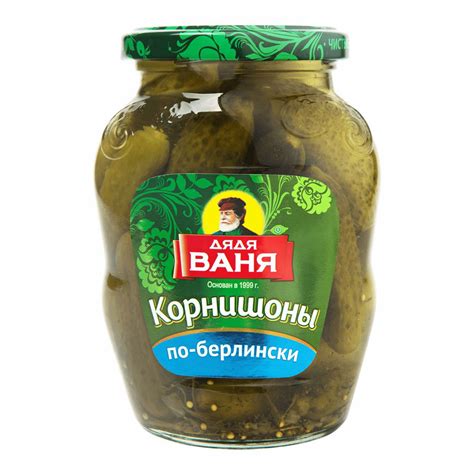Огурцы Дядя Ваня По-Берлински маринованные 350 г - купить с доставкой ...